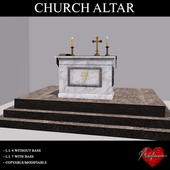 Second Life Marketplace - [MLF] CHURCH ALTAR